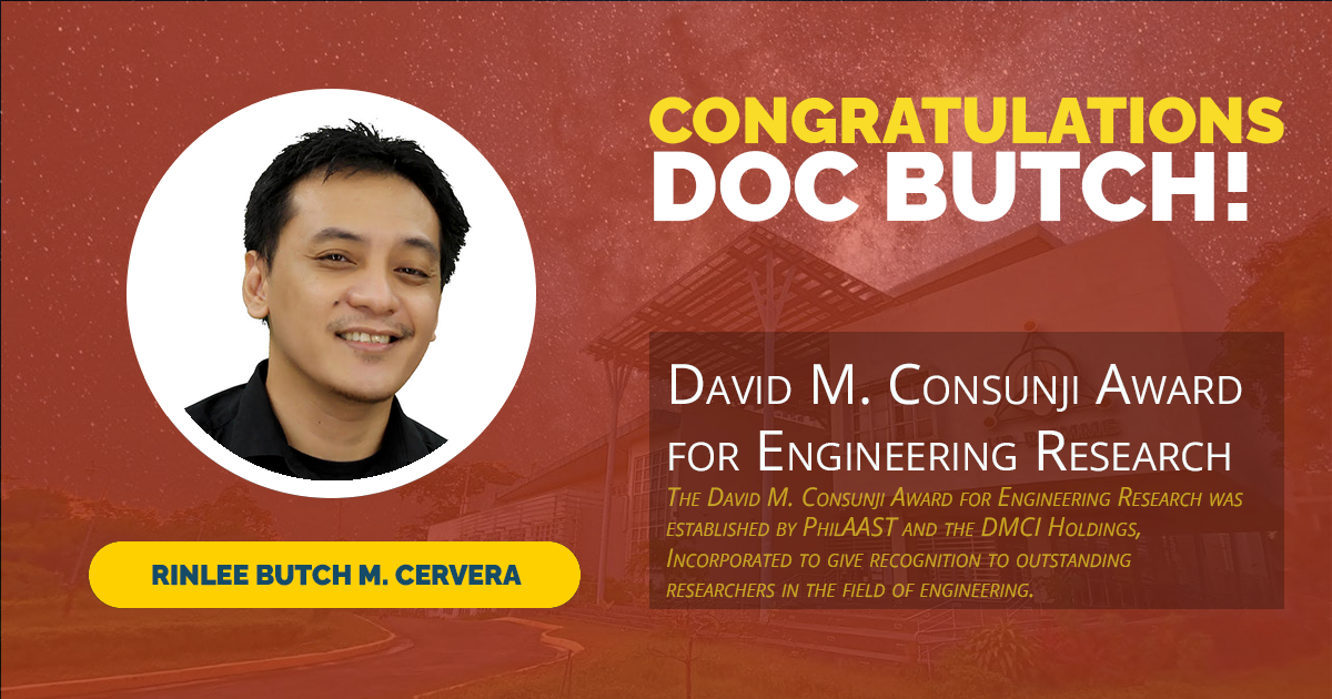 DMMME congratulates Doc Butch! – Department of Mining, Metallurgical ...
