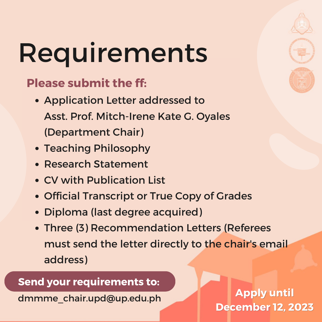 Department of Mining, Metallurgical and Materials Engineering – It all ...